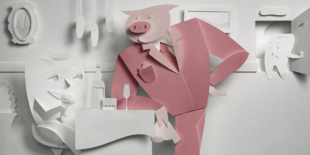The Washington Post Outlook spot illustration + Bomboland + Illustration